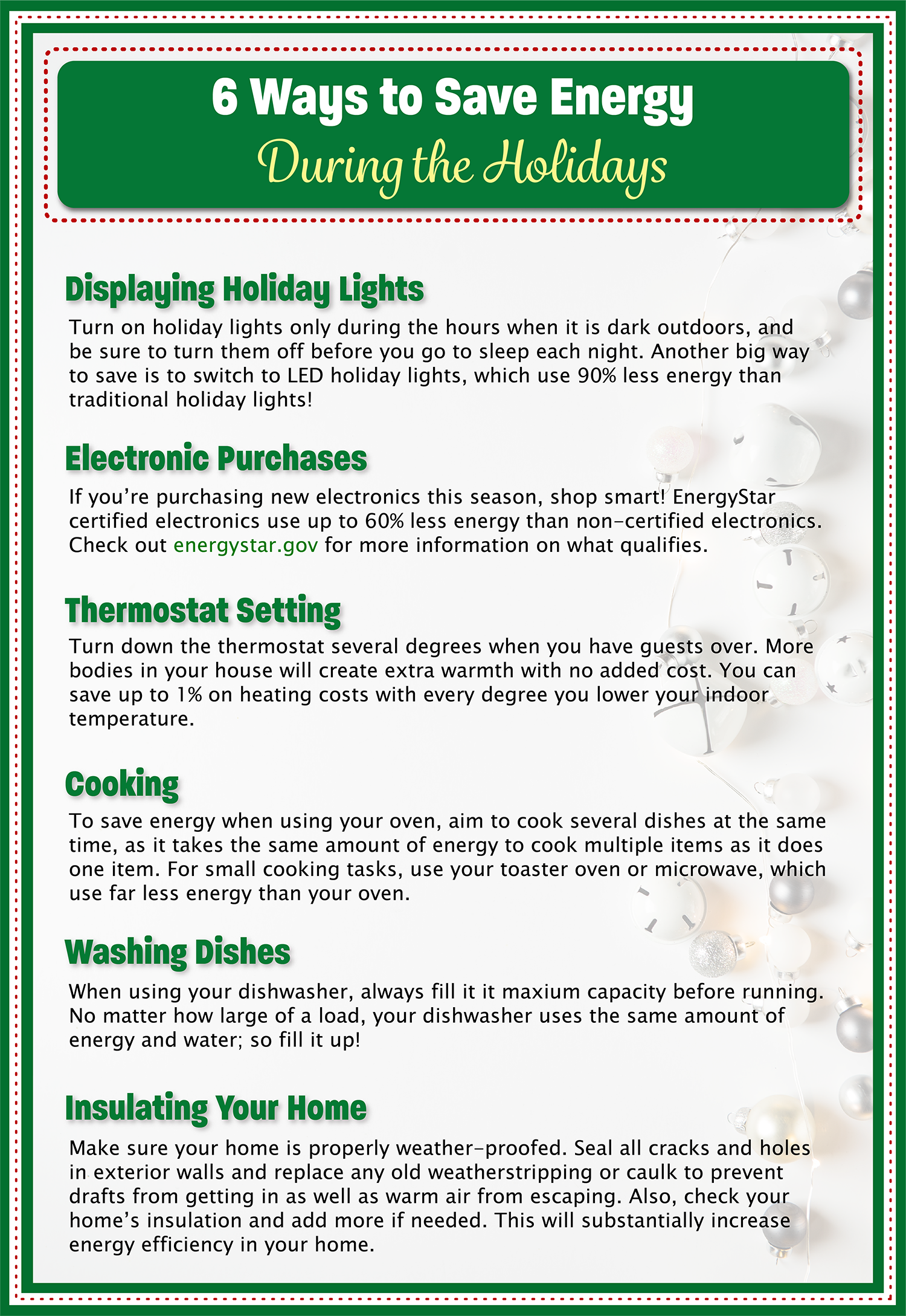 Holiday Energy Savings: Smart Tips That Work Fast